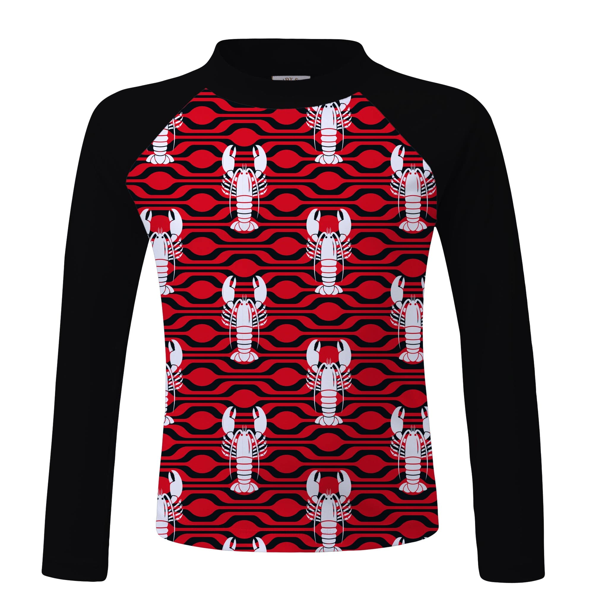 Red Lobster Long Sleeve Rashie | Sandy Feet Australia