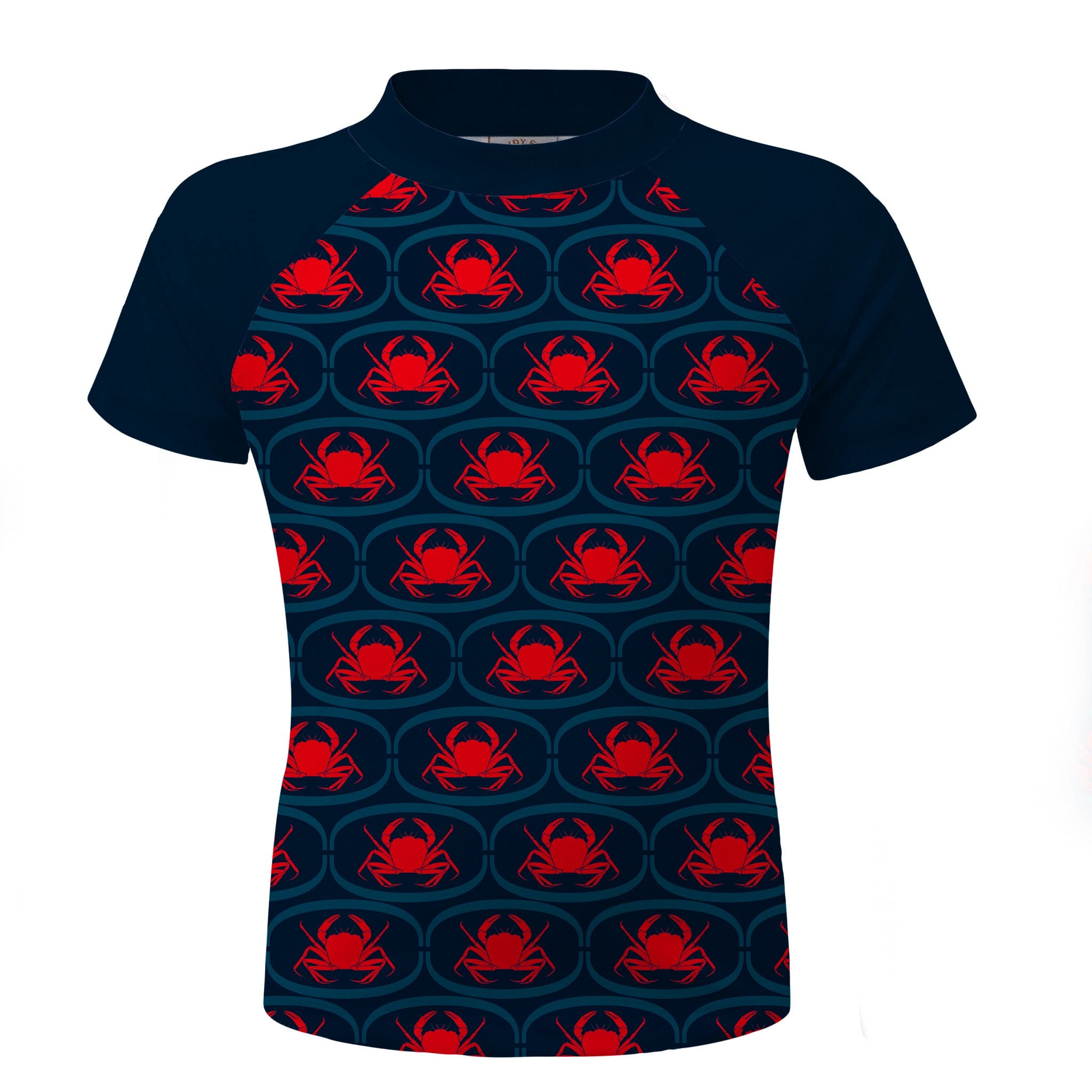 Boys Crabtastic Short Sleeve Rashie | Sandy Feet Australia